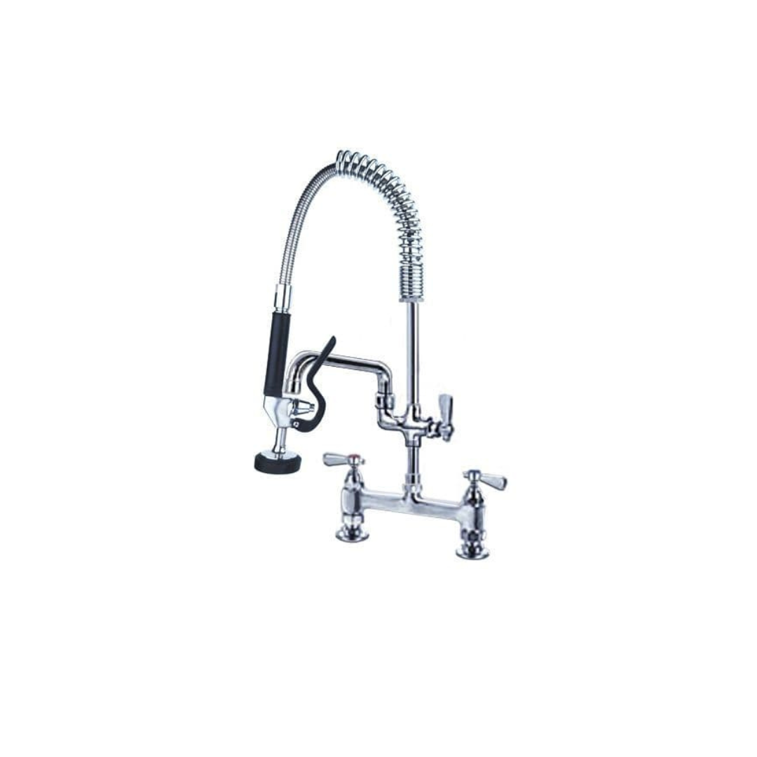 Catering Mini Twin Inlet Pre Rinse Spray Arm With Pot Filler Tap ...
